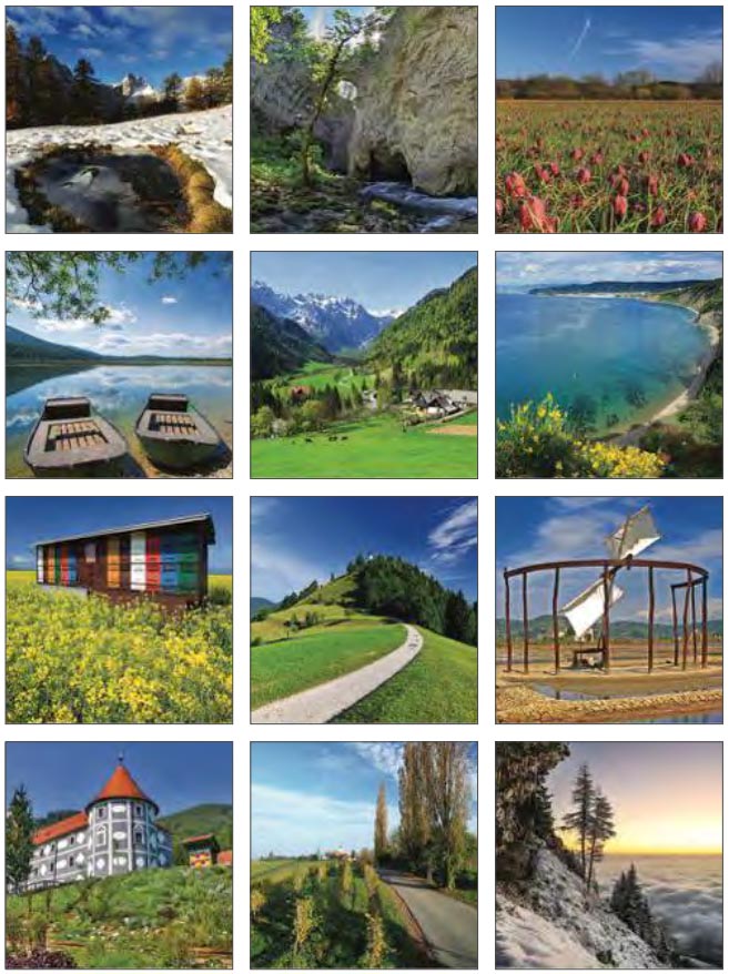 NARAVNI PARKI SLOVENIJE | Stenski koledarji